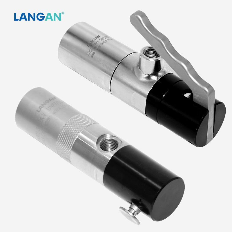 LANGAN® LA301 leak test quick connector for testing of components with ...